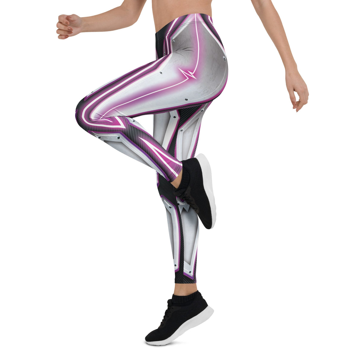 Modern and Cool 3D Cyborg Print Leggings | FIERCEPULSE