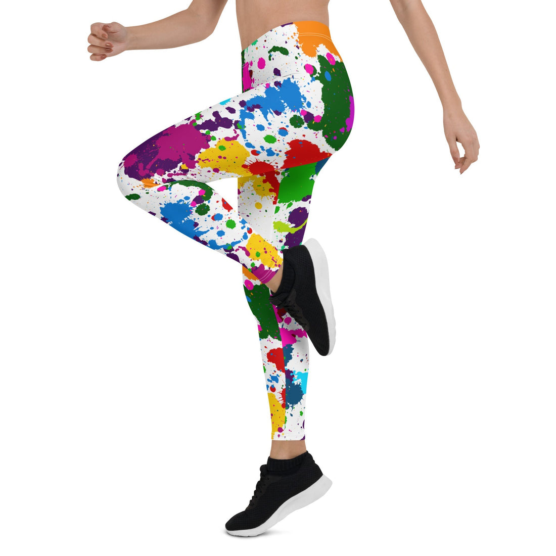 Four Way Stretchable Color Splash Leggings | FIERCEPULSE