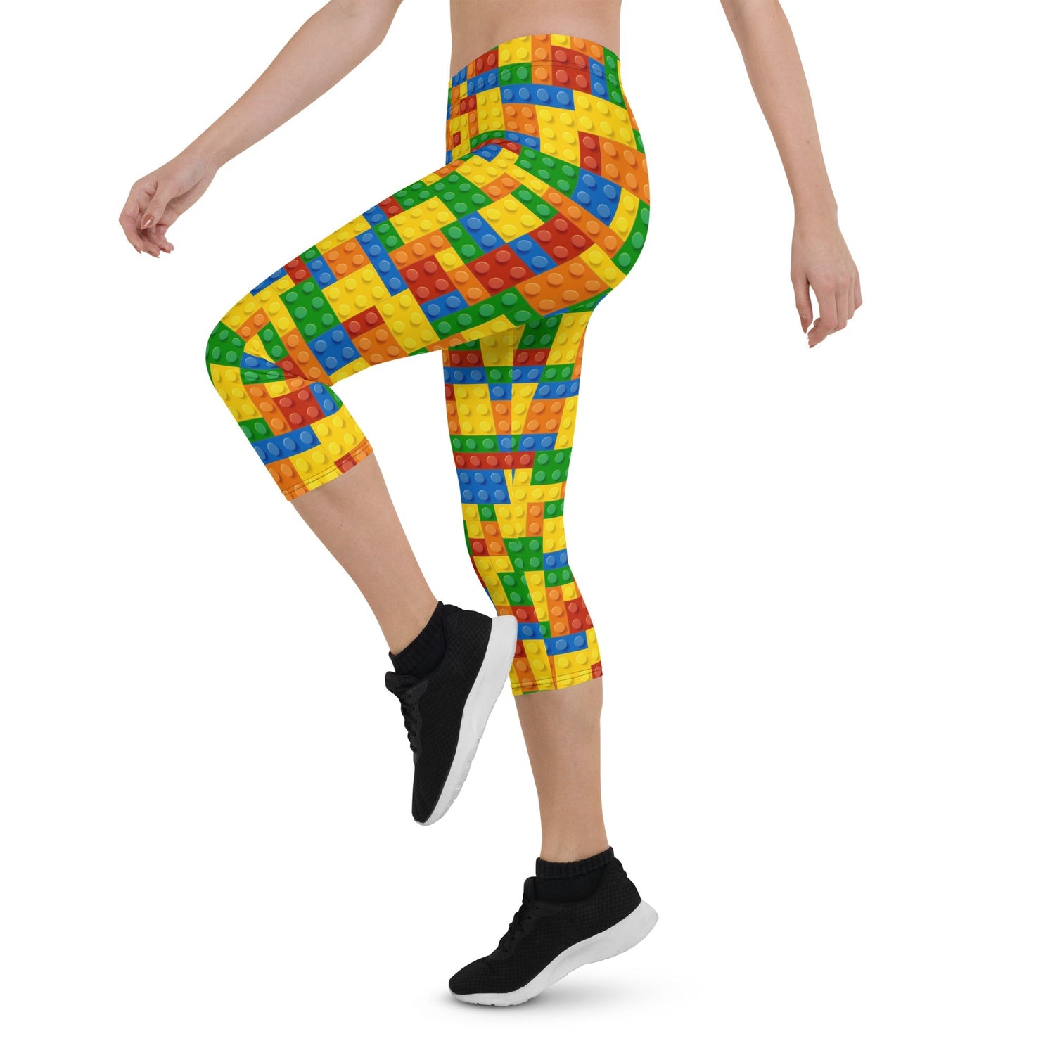 Colorful Blocks Capris