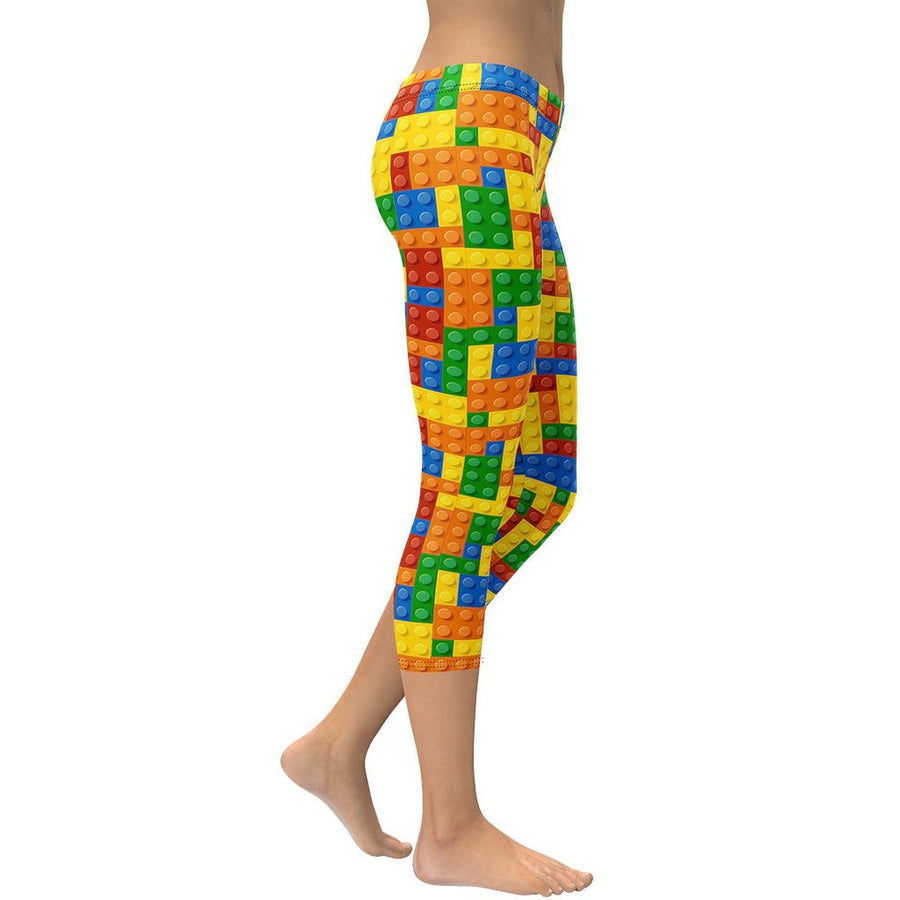 Colorful Blocks Capris
