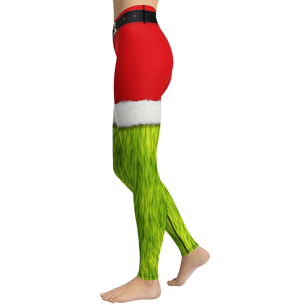 Grumpy Christmas Yoga Leggings