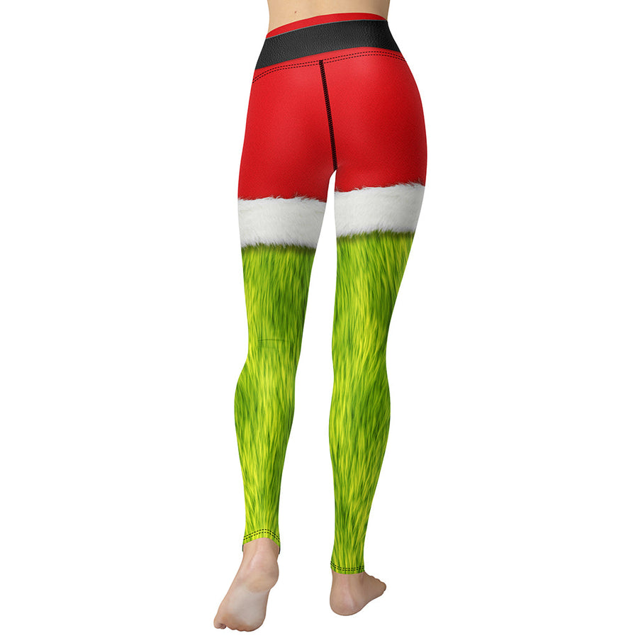 Grumpy Christmas Yoga Leggings