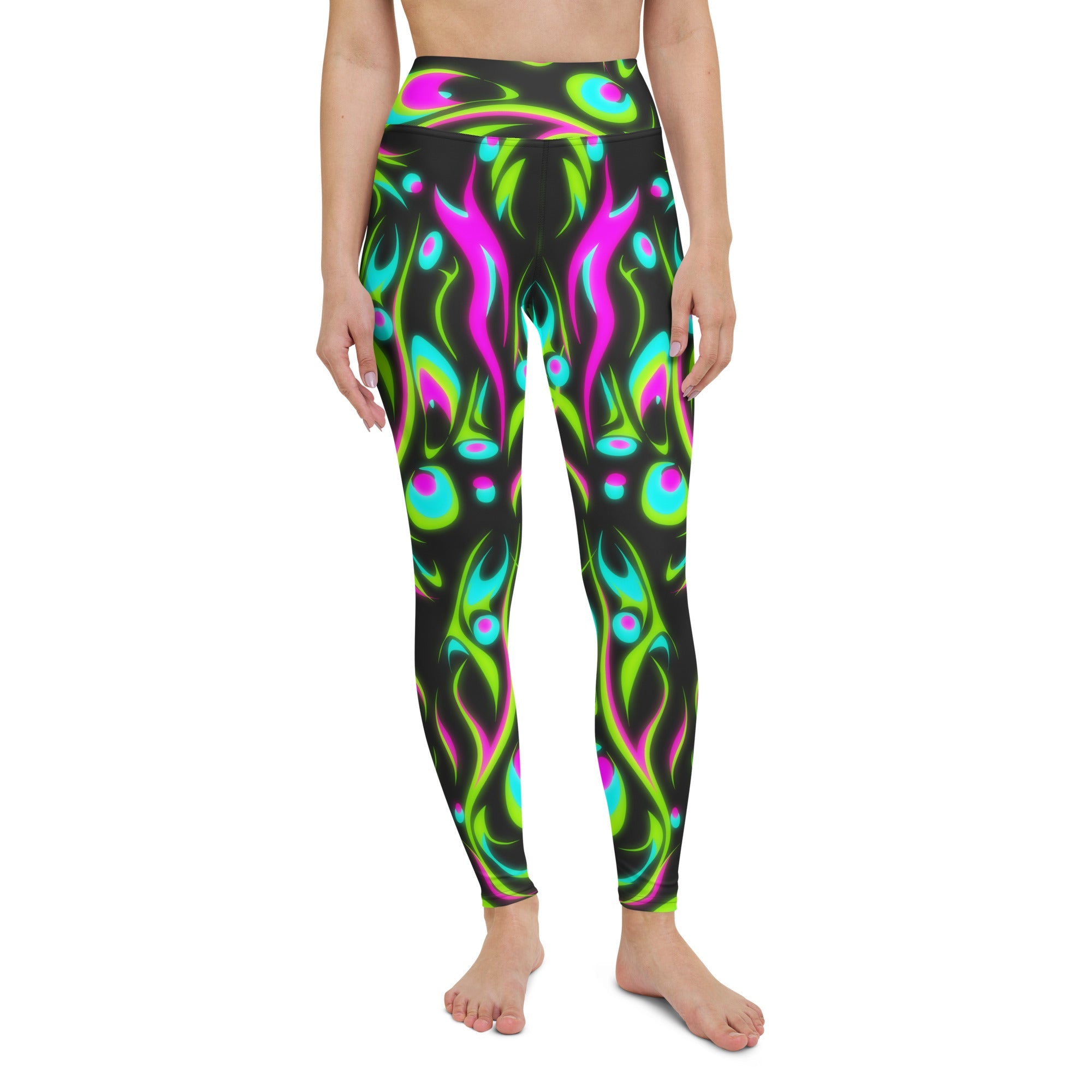 Neon Frenzy Yoga Leggings
