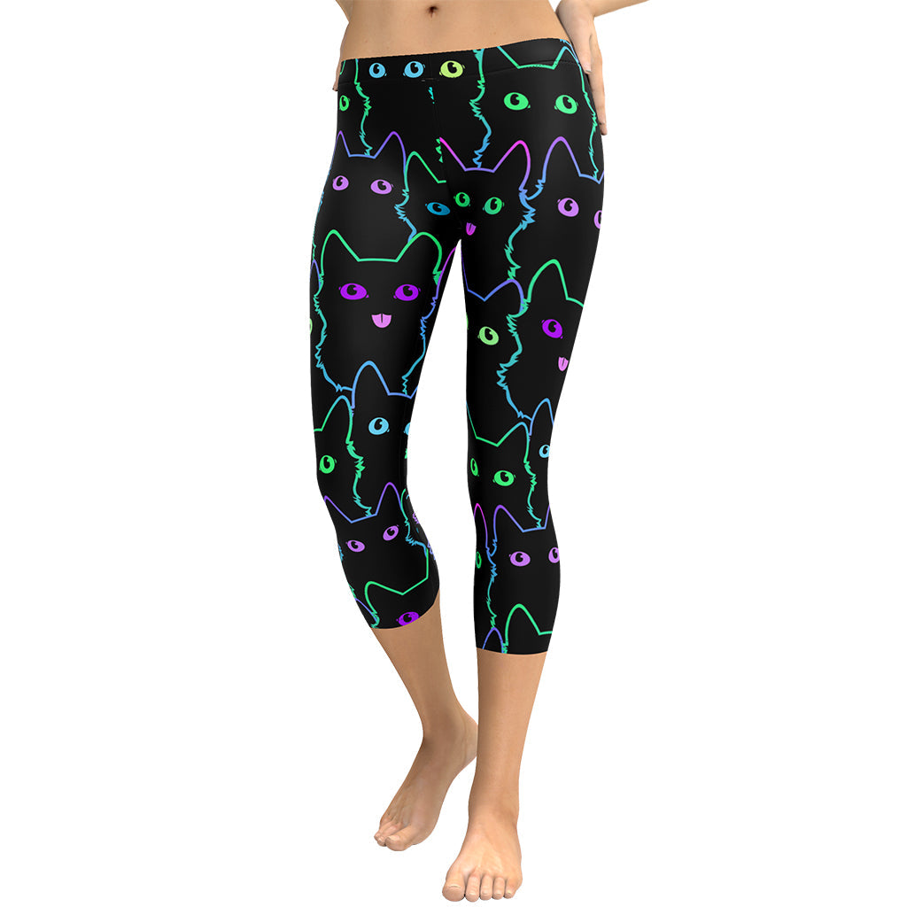 Mystic Cats Capris