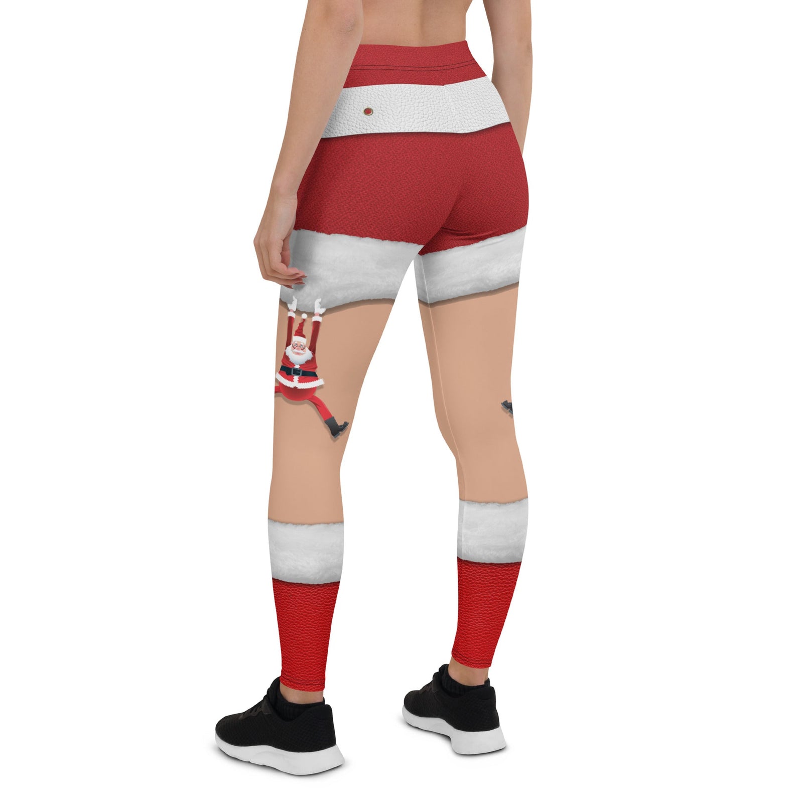 Santa Stockings Christmas Leggings: Women's Christmas Outfits | FIERCEPULSE
