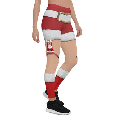 Santa Stockings Christmas Leggings: Women's Christmas Outfits | FIERCEPULSE