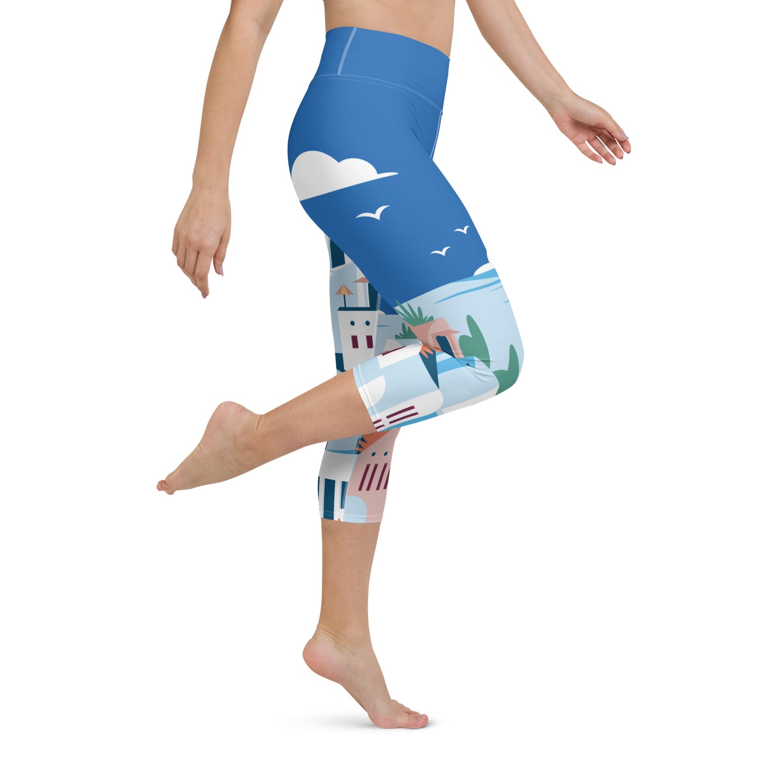 Santorini Yoga Capris | FIERCEPULSE
