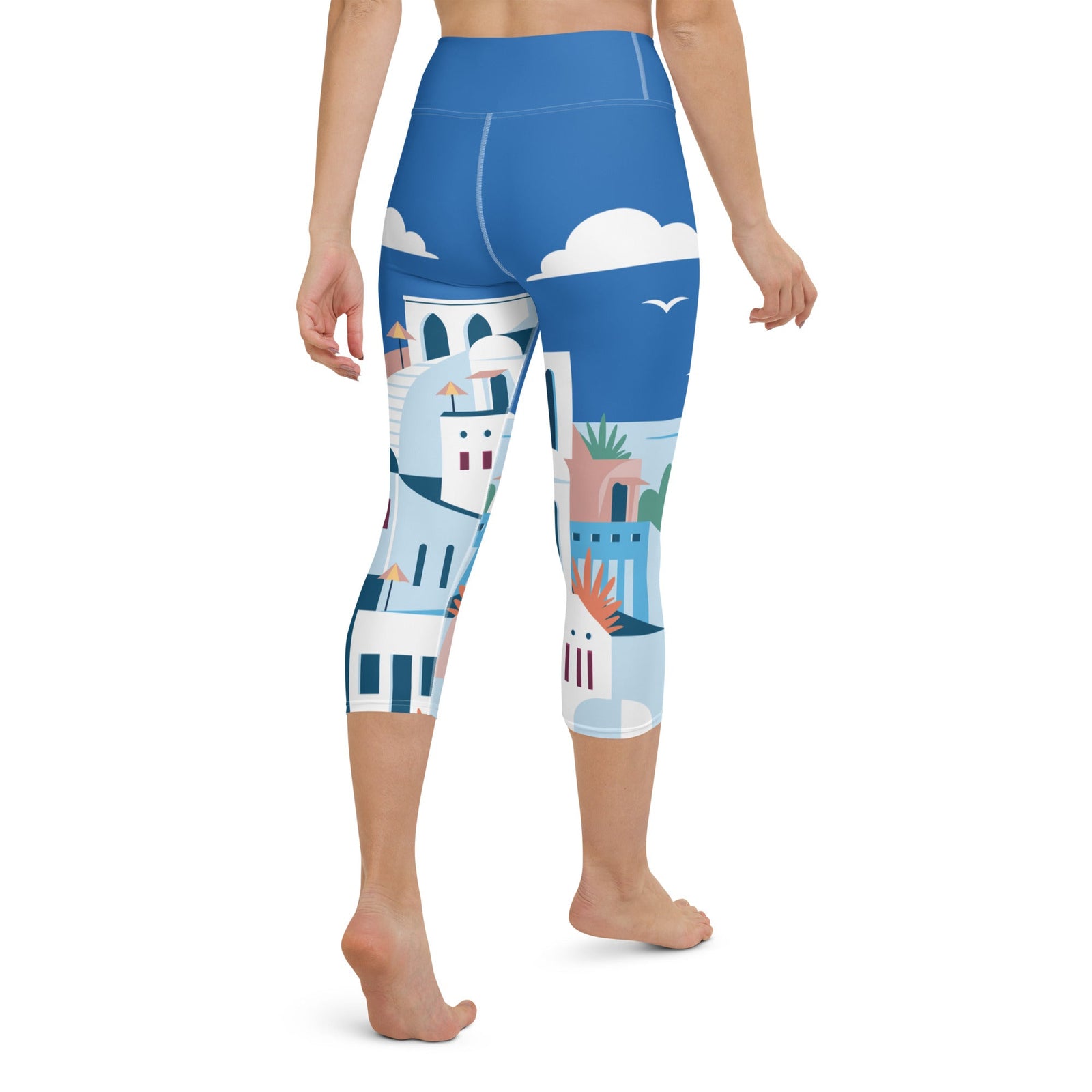 Santorini Yoga Capris | FIERCEPULSE