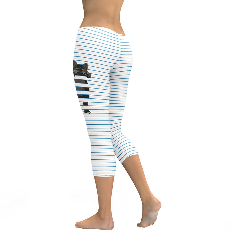Sketchbook Cat Capris