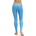Azure Blue Leggings with Comfortable Waistband | FIERCEPULSE