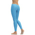 Azure Blue Leggings with Comfortable Waistband | FIERCEPULSE