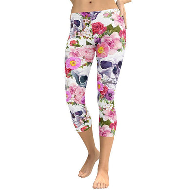 Boho Skull Capris