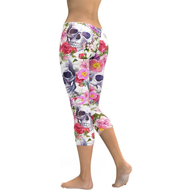 Boho Skull Capris