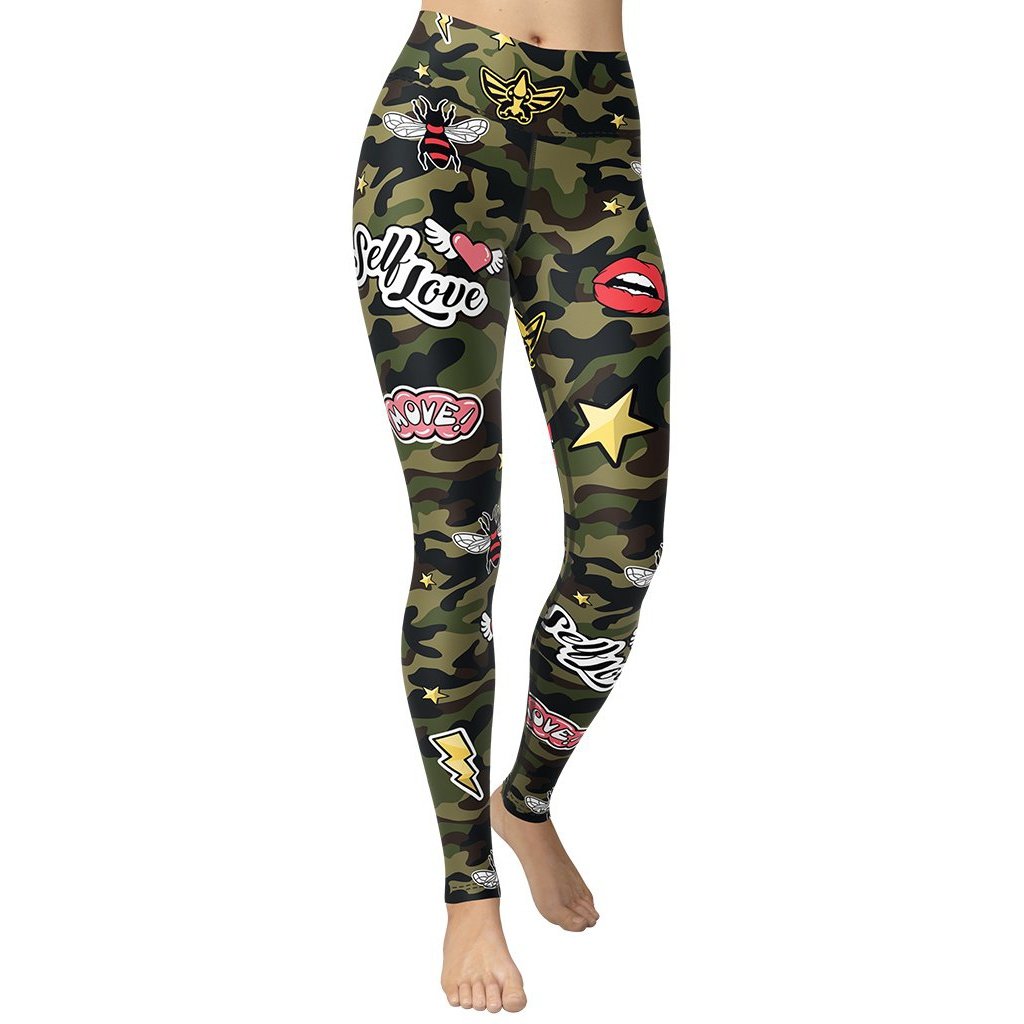 Camo Patch Yoga Leggings