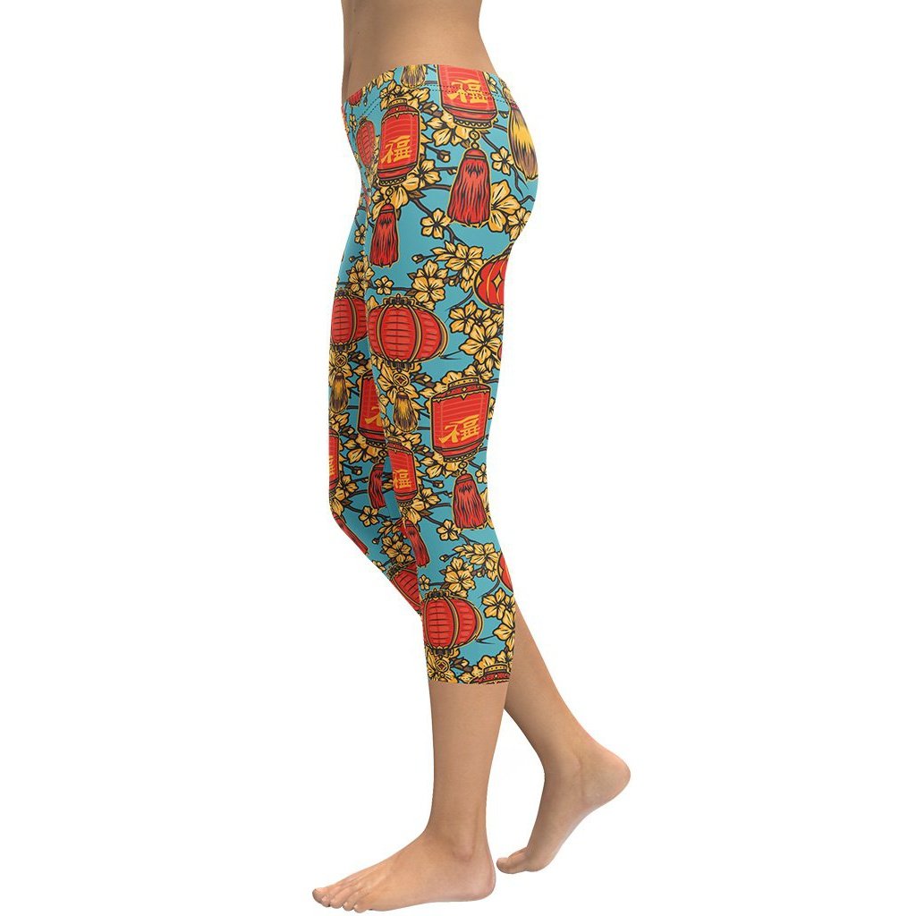 Chinese Festive Capris | FIERCEPULSE