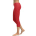 Crimson Red Capris