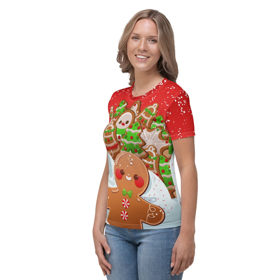 Gingerbread Man T-shirt: Women's Christmas Outfits | FIERCEPULSE