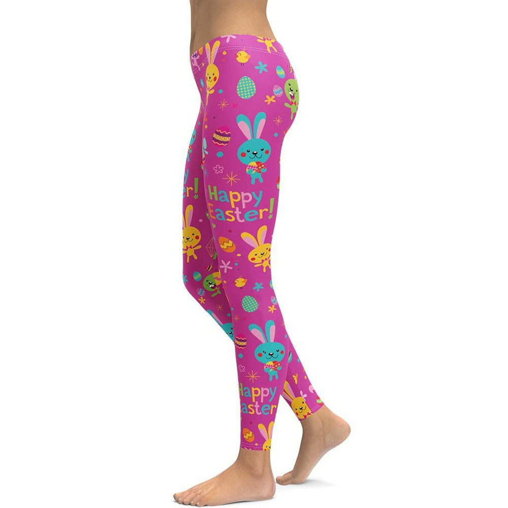 Fashionable and Comfy Happy Easter Leggings | FIERCEPULSE