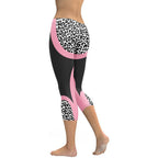 Leopard Geometric Capris | FIERCEPULSE