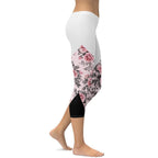 Rose Color Block Capris