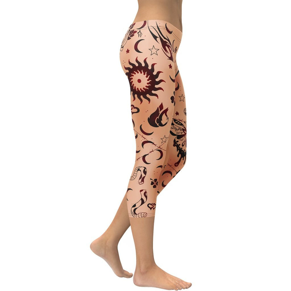 Tattoo Inspired Capris