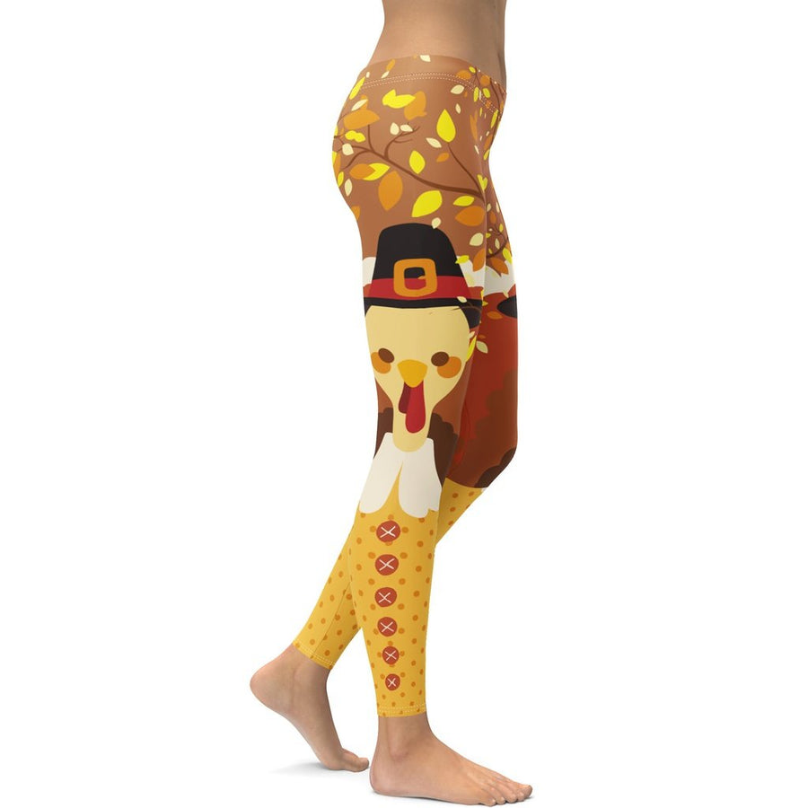 Unique and Vibrant Thanksgiving Leggings | FIERCEPULSE